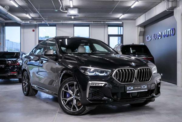 Black BMW X6 2020 in Kaunas, with an engine capacity of 4.40 L and mileage of 138 thousand km for 43450 €, photo 1 on AUTOMOTO.COM.LV
