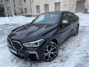 Black BMW X6 2020 in Vilnius, with an engine capacity of 2.99 L and mileage of 140 thousand km for 51999 €, photo 4 on AUTOMOTO.COM.LV