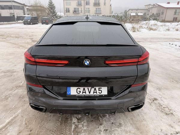 Black BMW X6 2020 in Kaunas, with an engine capacity of 3.00 L and mileage of 94 thousand km for 55000 €, photo 8 on AUTOMOTO.COM.LV