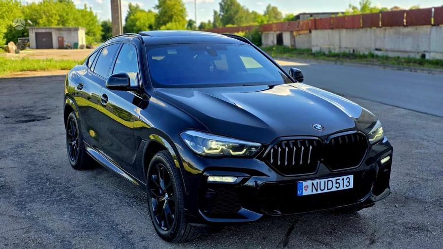 Melns BMW X6 2020 Šauļi, ar dzinēja tilpumu 2.99 L un nobraukumu 230 tūkst. km par 55000 €, foto 12 vietnē AUTOMOTO.COM.LV
