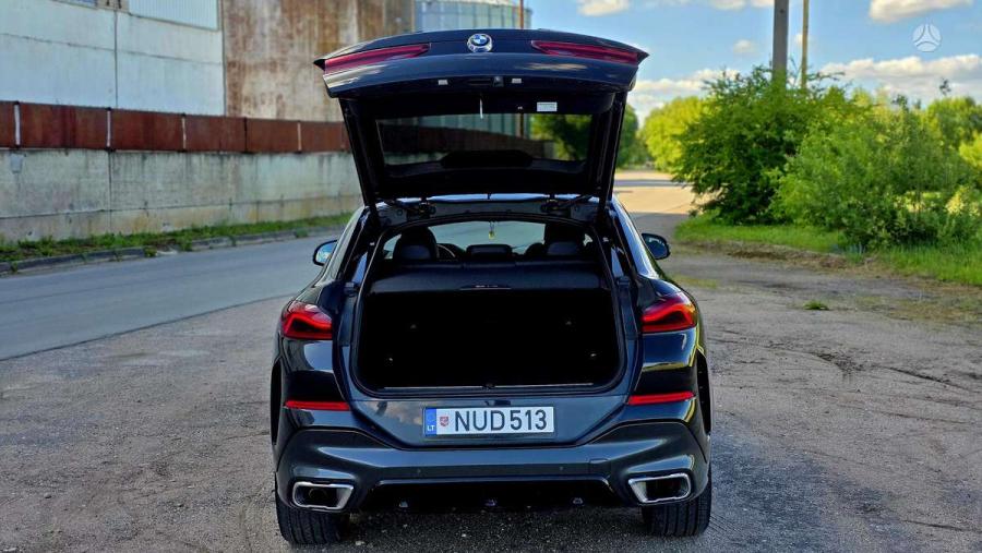 Melns BMW X6 2020 Šauļi, ar dzinēja tilpumu 2.99 L un nobraukumu 230 tūkst. km par 55000 €, foto 20 vietnē AUTOMOTO.COM.LV