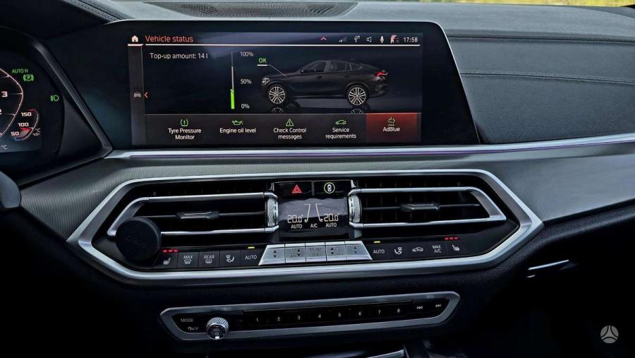 Melns BMW X6 2020 Šauļi, ar dzinēja tilpumu 2.99 L un nobraukumu 230 tūkst. km par 55000 €, foto 45 vietnē AUTOMOTO.COM.LV