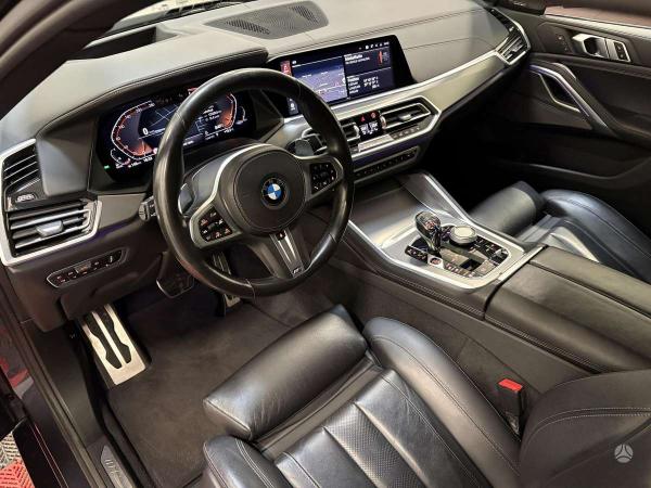Black BMW X6 2020 in Vilnius, with an engine capacity of 3.00 L and mileage of 145 thousand km for 53500 €, photo 9 on AUTOMOTO.COM.LV
