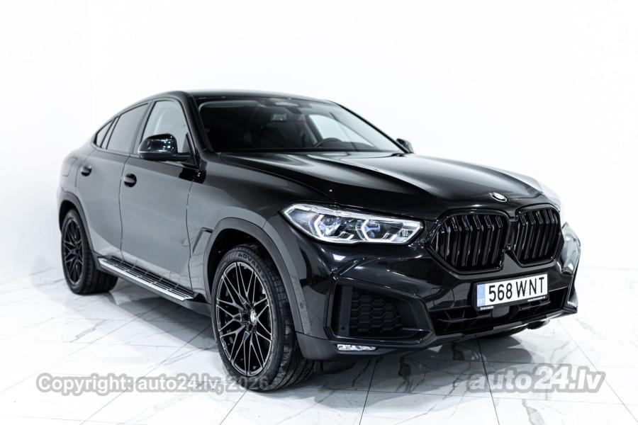 Melns BMW X6 2020 Tallina, ar dzinēja tilpumu 3.00 L un nobraukumu 122 tūkst. km par 58000 €, foto 1 vietnē AUTOMOTO.COM.LV