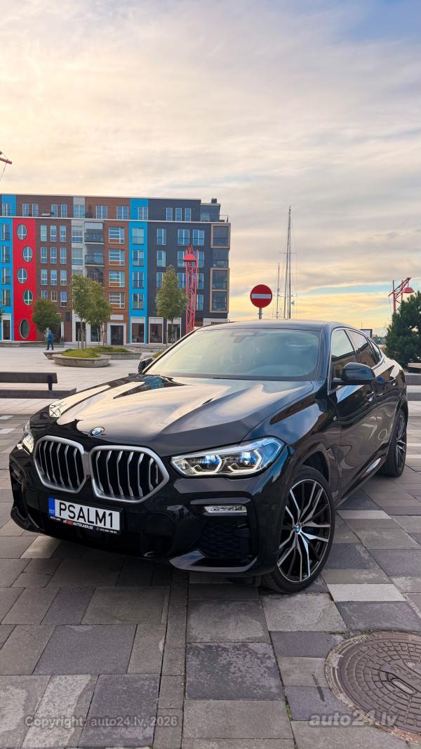 BMW X6 2020 Tallina vietnē Melns BMW X6 2020 Tallina, ar dzinēja tilpumu 3.00 L un nobraukumu 88 tūkst. km par 58900 €, foto 1 vietnē AUTOMOTO.COM.LV