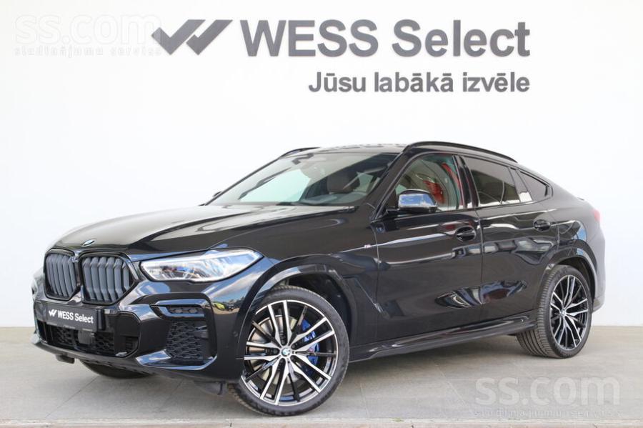 Melns BMW X6 2021 Rīga, ar dzinēja tilpumu 3.00 L un nobraukumu 94 tūkst. km par 57500 €, foto 1 vietnē AUTOMOTO.COM.LV