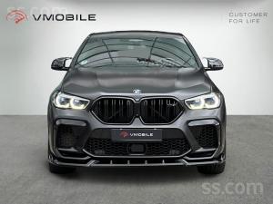 Black BMW X6 2021 in Riga, with an engine capacity of 4.40 L and mileage of 32 thousand km for 87990 €, photo 3 on AUTOMOTO.COM.LV