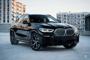 Black BMW X6 2021 in Vilnius, with an engine capacity of 2.99 L and mileage of 120 thousand km for 54898 €, photo 3 on AUTOMOTO.COM.LV