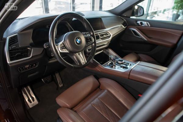 Melns BMW X6 2021 Kauņa, ar dzinēja tilpumu 3.00 L un nobraukumu 95 tūkst. km par 59771 €, foto 10 vietnē AUTOMOTO.COM.LV