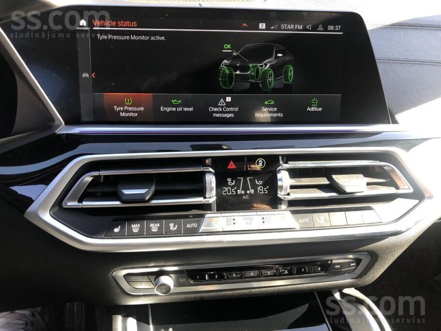 Black BMW X6 2021 in Cesis, with an engine capacity of 3.00 L and mileage of 122 thousand km for 53750 €, photo 13 on AUTOMOTO.COM.LV
