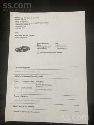 Черный БМВ Х6 2021 в Цесис, объемом двигателя 3.00 л и пробегом 115 тыс. км за 58700 €, фото 26 на AUTOMOTO.COM.LV