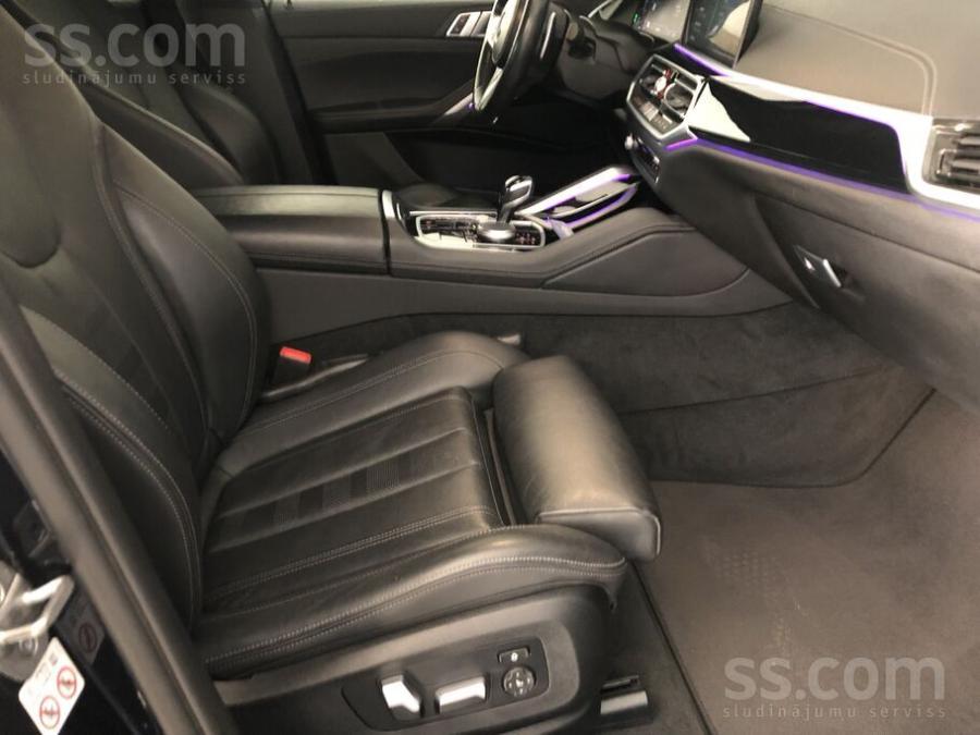 Черный БМВ Х6 2021 в Цесис, объемом двигателя 3.00 л и пробегом 122 тыс. км за 49600 €, фото 9 на AUTOMOTO.COM.LV