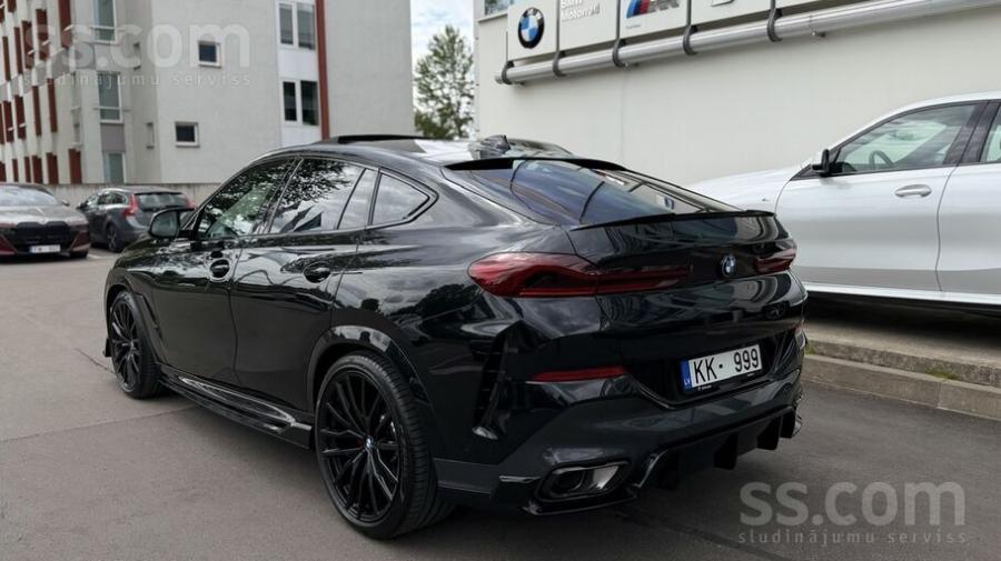 Melns BMW X6 2021 Rīga, ar dzinēja tilpumu 3.00 L un nobraukumu 123 tūkst. km par 54400 €, foto 4 vietnē AUTOMOTO.COM.LV