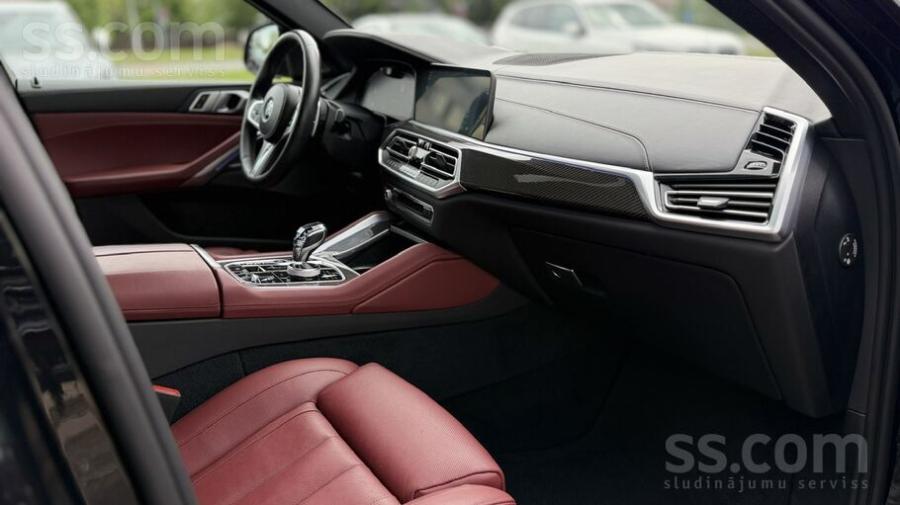 Melns BMW X6 2021 Rīga, ar dzinēja tilpumu 3.00 L un nobraukumu 123 tūkst. km par 54400 €, foto 9 vietnē AUTOMOTO.COM.LV
