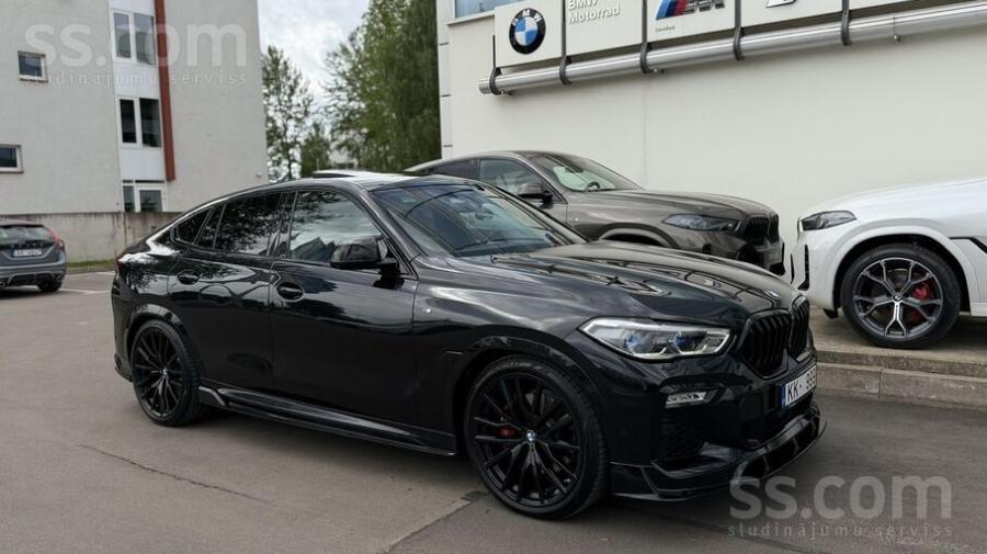 Melns BMW X6 2021 Rīga, ar dzinēja tilpumu 3.00 L un nobraukumu 123 tūkst. km par 54400 €, foto 20 vietnē AUTOMOTO.COM.LV