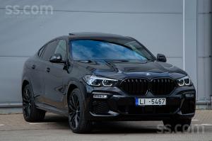 Черный БМВ Х6 2021 в Рига, объемом двигателя 3.00 л и пробегом 109 тыс. км за 55000 €, фото 4 на AUTOMOTO.COM.LV
