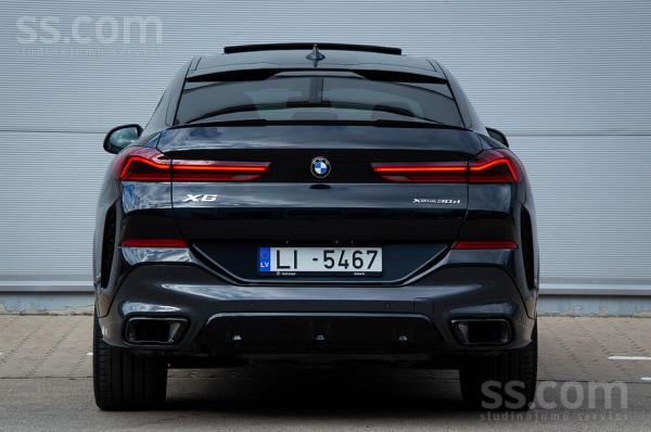 Melns BMW X6 2021 Rīga, ar dzinēja tilpumu 3.00 L un nobraukumu 109 tūkst. km par 55000 €, foto 6 vietnē AUTOMOTO.COM.LV