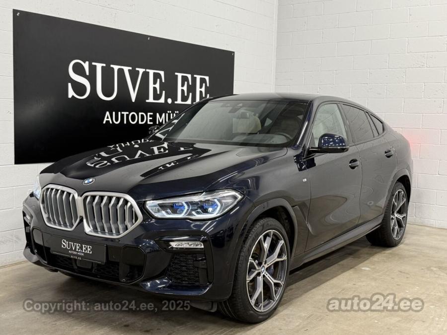 Melns BMW X6 2022 Tallina, ar dzinēja tilpumu 3.00 L un nobraukumu 60 tūkst. km par 65995 €, foto 1 vietnē AUTOMOTO.COM.LV