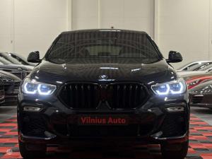 Black BMW X6 2022 in Vilnius, with an engine capacity of 3.00 L and mileage of 16 thousand km for 62000 €, photo 2 on AUTOMOTO.COM.LV