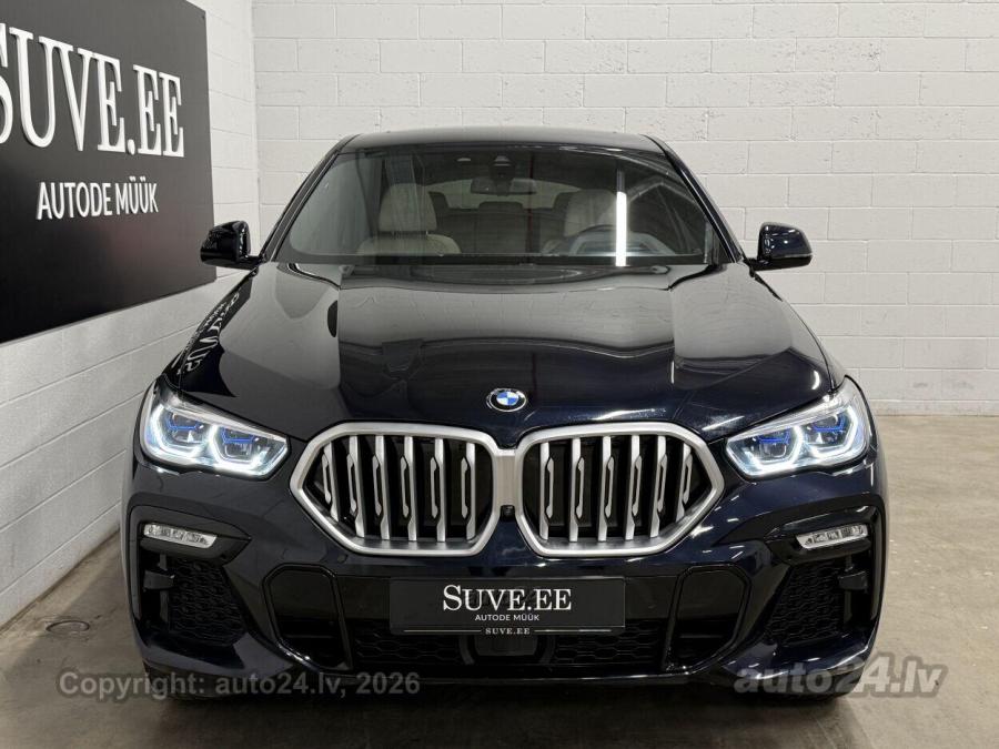 Melns BMW X6 2022 Tallina, ar dzinēja tilpumu 3.00 L un nobraukumu 60 tūkst. km par 63995 €, foto 2 vietnē AUTOMOTO.COM.LV
