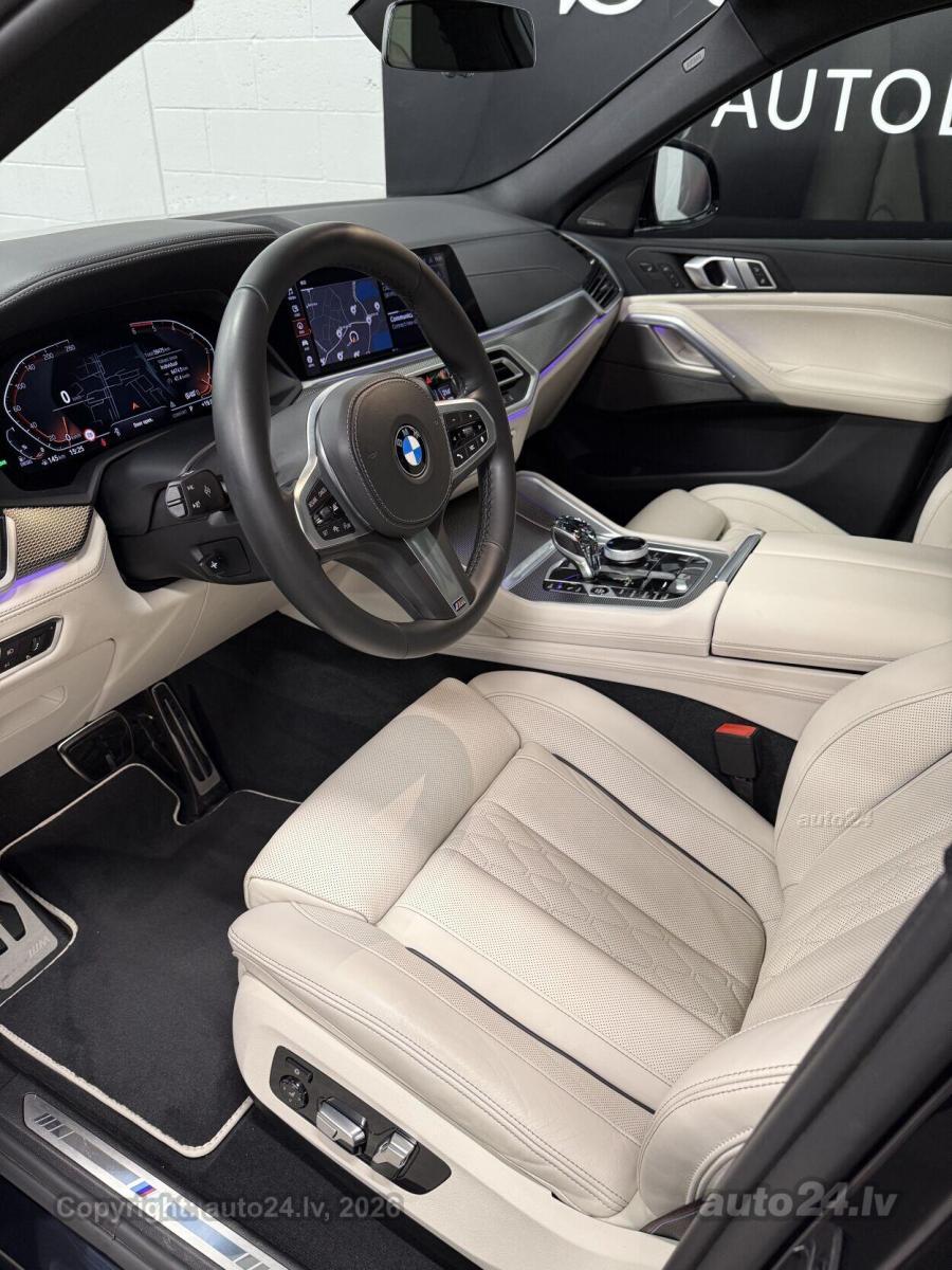 Melns BMW X6 2022 Tallina, ar dzinēja tilpumu 3.00 L un nobraukumu 60 tūkst. km par 63995 €, foto 11 vietnē AUTOMOTO.COM.LV