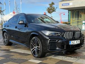 Black BMW X6 2022 in Tallinn, with an engine capacity of 3.00 L and mileage of 43 thousand km for 67490 €, photo 3 on AUTOMOTO.COM.LV