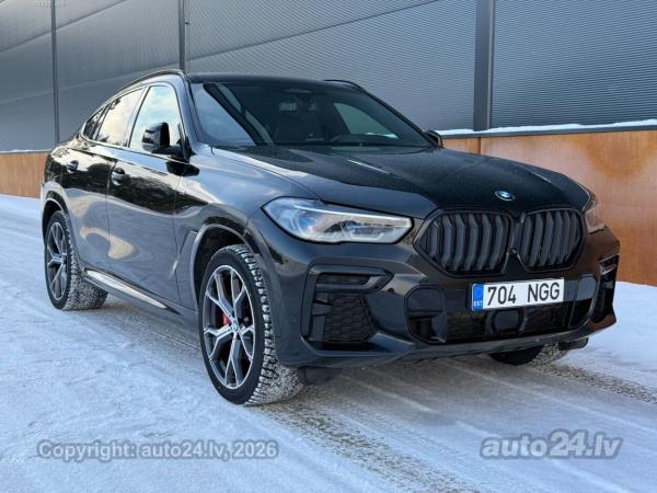 Black BMW X6 2022 in Tallinn, with an engine capacity of 3.00 L and mileage of 91 thousand km for 59900 €, photo 3 on AUTOMOTO.COM.LV