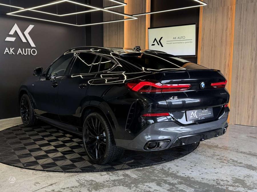 Melns BMW X6 2022 Kauņa, ar dzinēja tilpumu 2.99 L un nobraukumu 163 tūkst. km par 55990 €, foto 8 vietnē AUTOMOTO.COM.LV