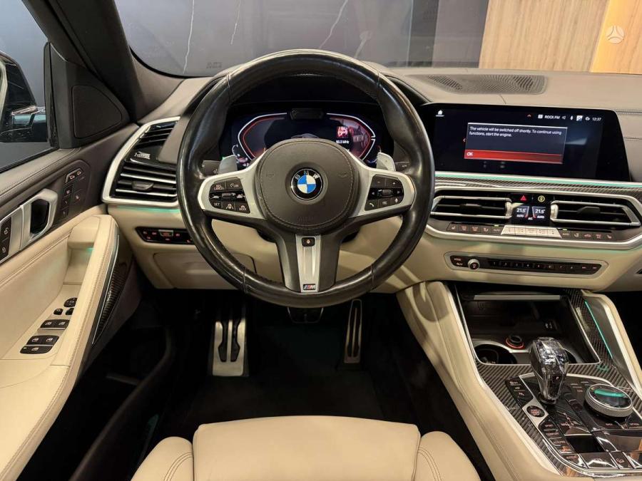 Melns BMW X6 2022 Kauņa, ar dzinēja tilpumu 2.99 L un nobraukumu 163 tūkst. km par 55990 €, foto 15 vietnē AUTOMOTO.COM.LV
