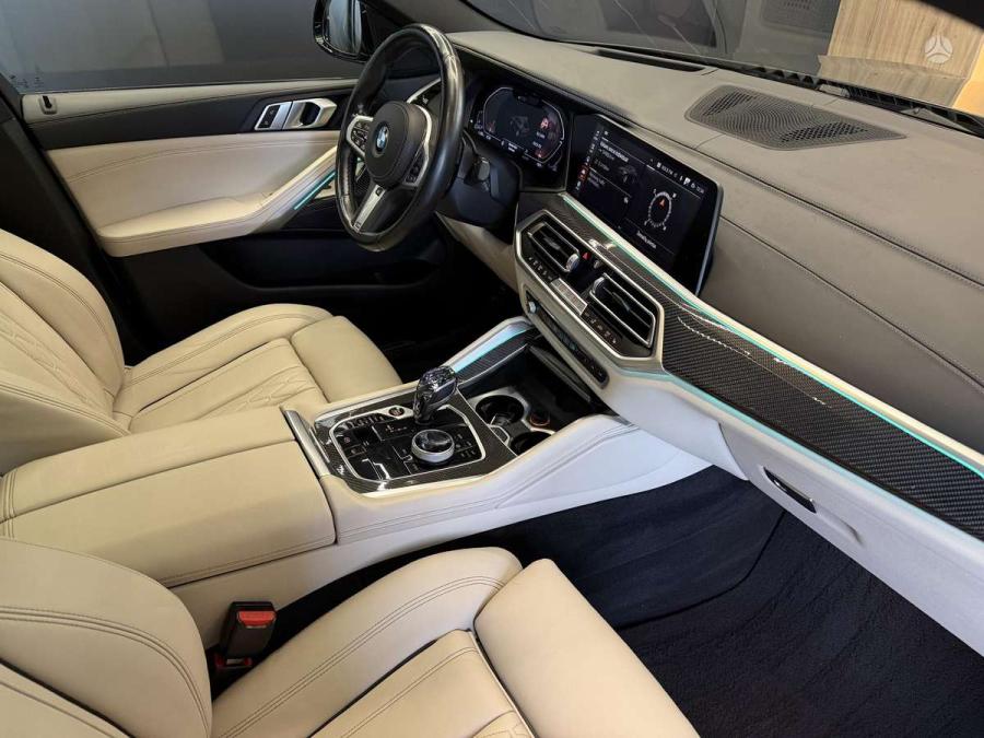 Melns BMW X6 2022 Kauņa, ar dzinēja tilpumu 2.99 L un nobraukumu 163 tūkst. km par 55990 €, foto 17 vietnē AUTOMOTO.COM.LV