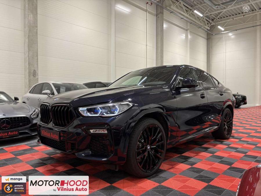 Melns BMW X6 2022 Viļņa, ar dzinēja tilpumu 3.00 L un nobraukumu 16 tūkst. km par 59000 €, foto 1 vietnē AUTOMOTO.COM.LV
