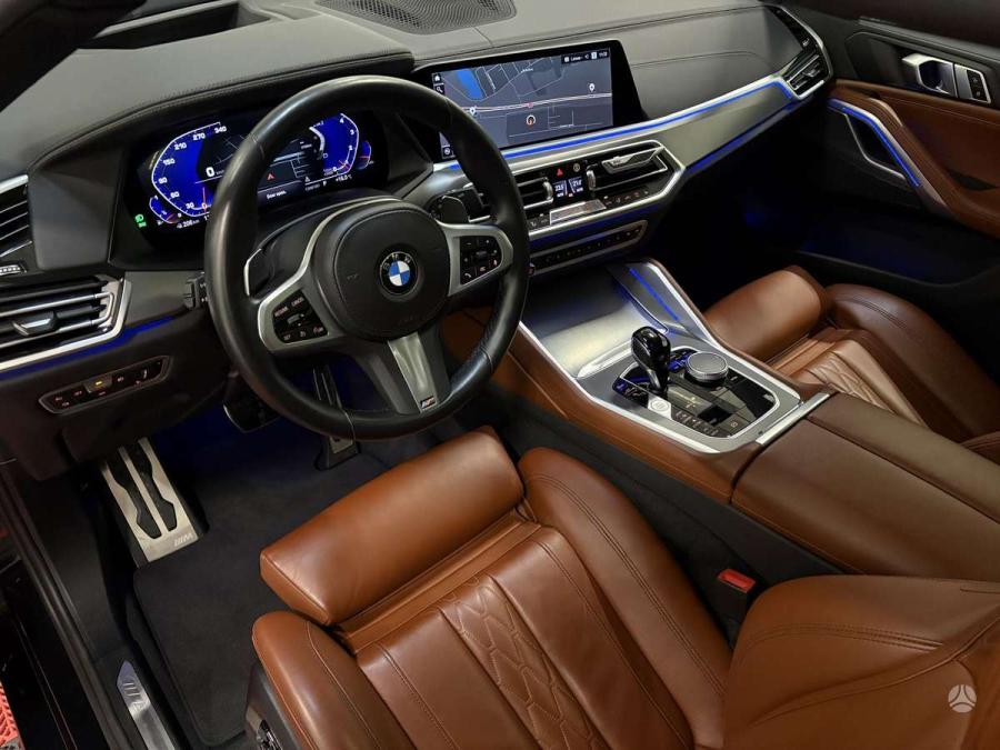 Melns BMW X6 2022 Viļņa, ar dzinēja tilpumu 3.00 L un nobraukumu 16 tūkst. km par 59000 €, foto 10 vietnē AUTOMOTO.COM.LV