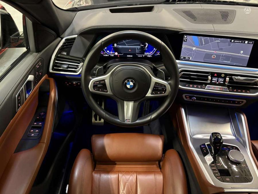 Melns BMW X6 2022 Viļņa, ar dzinēja tilpumu 3.00 L un nobraukumu 16 tūkst. km par 59000 €, foto 20 vietnē AUTOMOTO.COM.LV