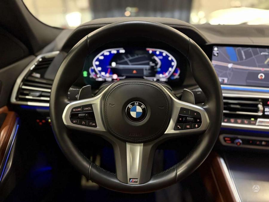 Melns BMW X6 2022 Viļņa, ar dzinēja tilpumu 3.00 L un nobraukumu 16 tūkst. km par 59000 €, foto 21 vietnē AUTOMOTO.COM.LV