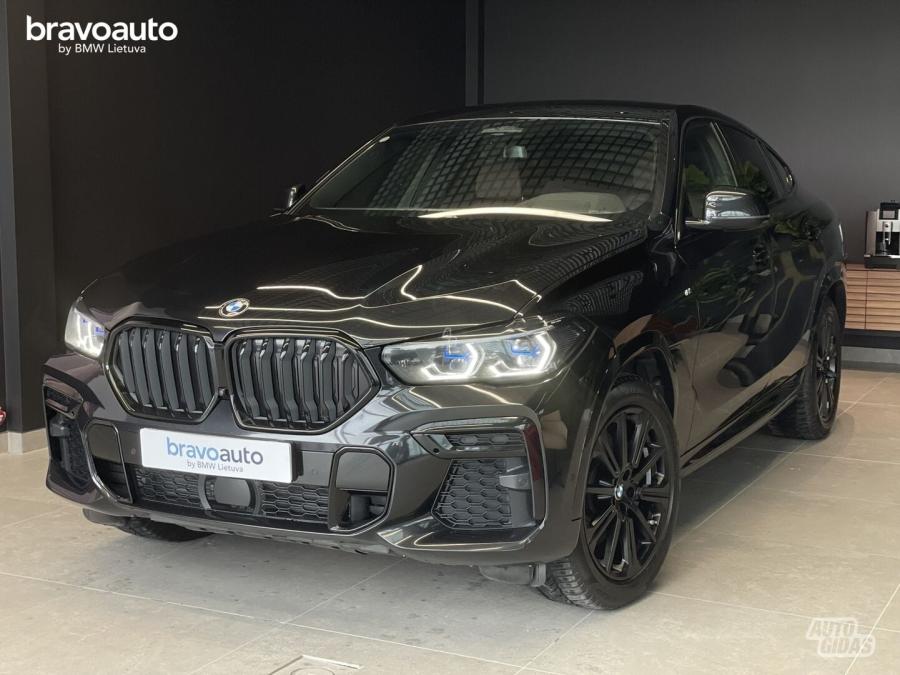 Melns BMW X6 2022 Klaipėda, ar dzinēja tilpumu 3.00 L un nobraukumu 89 tūkst. km par 58991 €, foto 1 vietnē AUTOMOTO.COM.LV