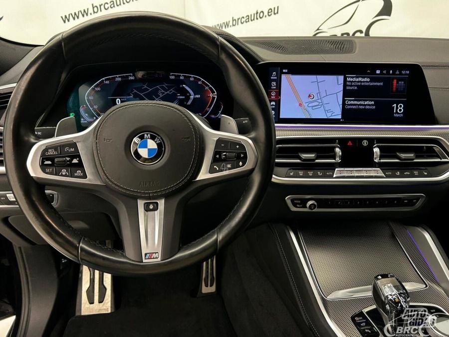 Melns BMW X6 2022 Avižieniai, ar dzinēja tilpumu 3.00 L un nobraukumu 46 tūkst. km par 59500 €, foto 14 vietnē AUTOMOTO.COM.LV