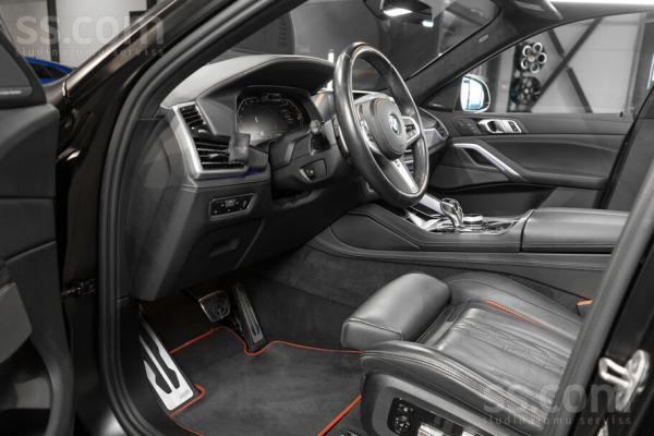 Черный БМВ Х6 2022 в Рига, объемом двигателя 3.00 л и пробегом 39 тыс. км за 66550 €, фото 8 на AUTOMOTO.COM.LV