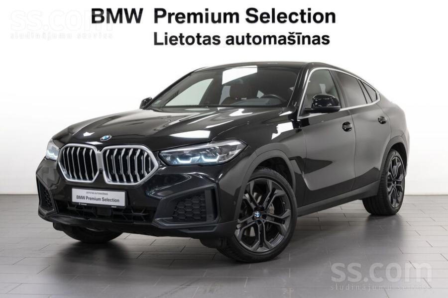 Melns BMW X6 2022 Rīga, ar dzinēja tilpumu 3.00 L un nobraukumu 54 tūkst. km par 49900 €, foto 1 vietnē AUTOMOTO.COM.LV