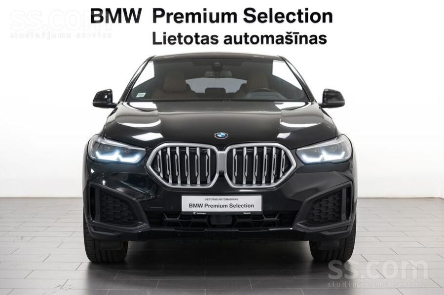 Melns BMW X6 2022 Rīga, ar dzinēja tilpumu 3.00 L un nobraukumu 54 tūkst. km par 49900 €, foto 4 vietnē AUTOMOTO.COM.LV