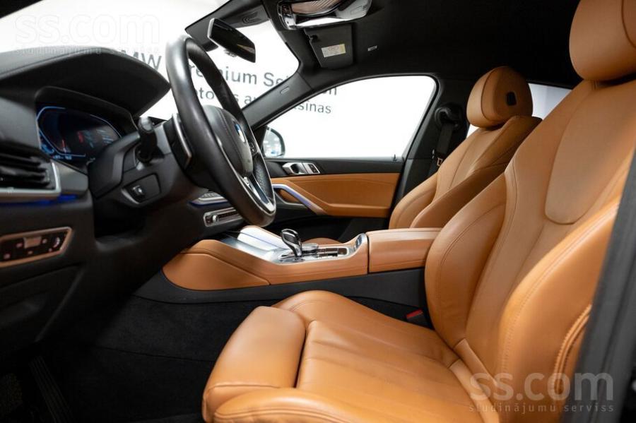 Melns BMW X6 2022 Rīga, ar dzinēja tilpumu 3.00 L un nobraukumu 54 tūkst. km par 49900 €, foto 7 vietnē AUTOMOTO.COM.LV