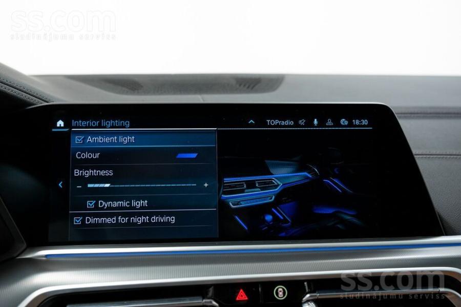 Melns BMW X6 2022 Rīga, ar dzinēja tilpumu 3.00 L un nobraukumu 54 tūkst. km par 49900 €, foto 22 vietnē AUTOMOTO.COM.LV