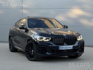 Черный БМВ Х6 2022 в Рига, объемом двигателя 3.00 л и пробегом 0 тыс. км за 59900 €, фото  на AUTOMOTO.COM.LV