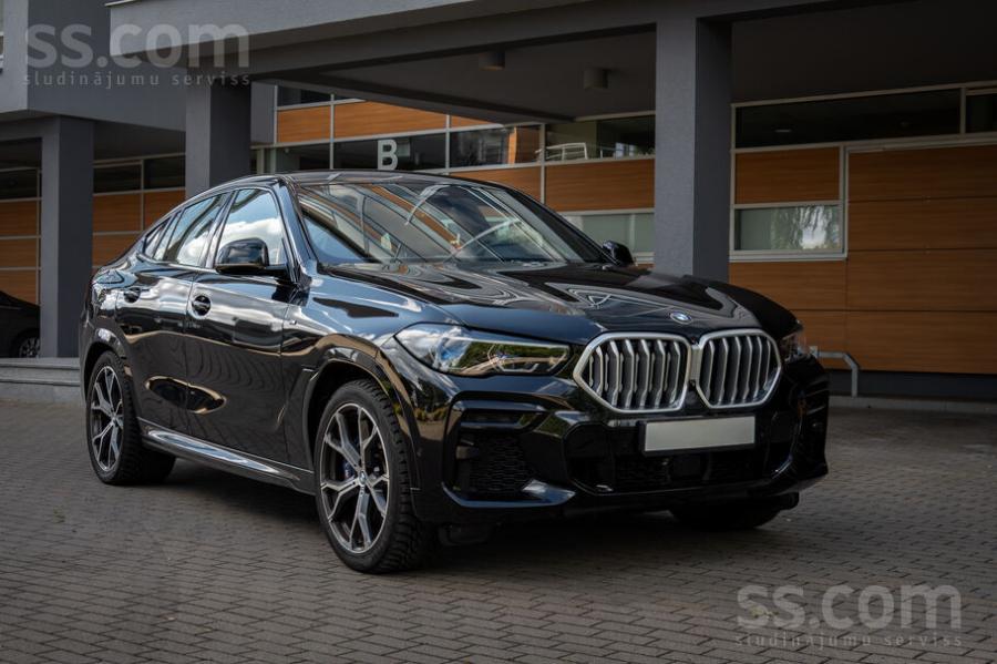 Melns BMW X6 2022 Rīga, ar dzinēja tilpumu 3.00 L un nobraukumu 38 tūkst. km par 59990 €, foto 4 vietnē AUTOMOTO.COM.LV