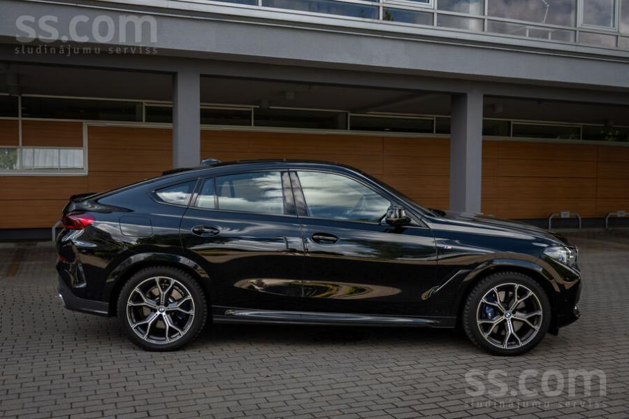 Melns BMW X6 2022 Rīga, ar dzinēja tilpumu 3.00 L un nobraukumu 38 tūkst. km par 59990 €, foto 6 vietnē AUTOMOTO.COM.LV