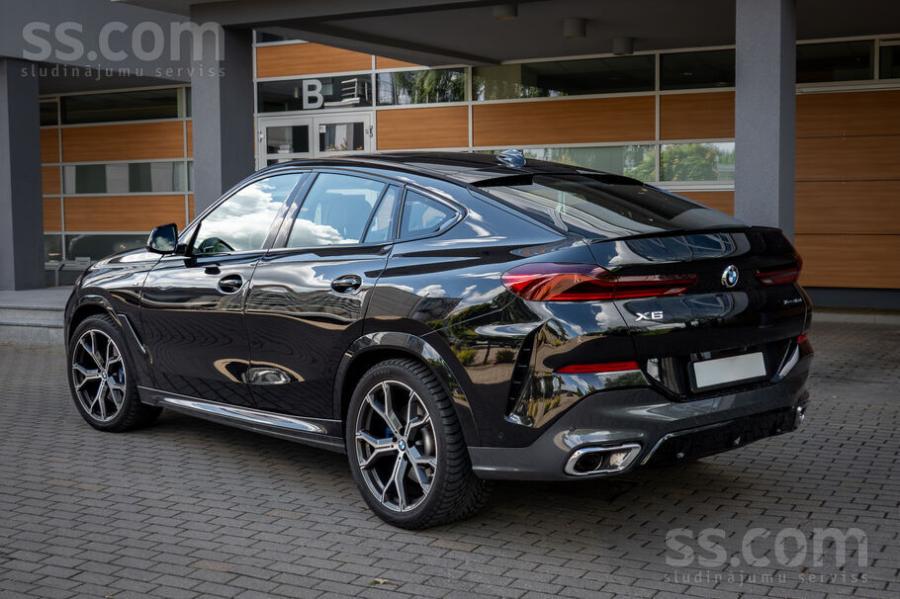 Melns BMW X6 2022 Rīga, ar dzinēja tilpumu 3.00 L un nobraukumu 38 tūkst. km par 59990 €, foto 7 vietnē AUTOMOTO.COM.LV