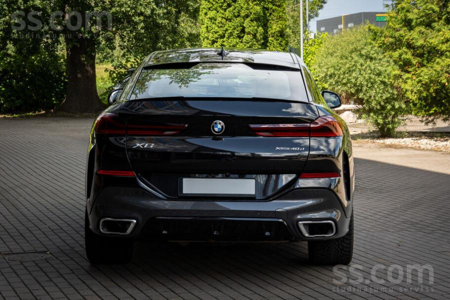 Melns BMW X6 2022 Rīga, ar dzinēja tilpumu 3.00 L un nobraukumu 38 tūkst. km par 59990 €, foto 8 vietnē AUTOMOTO.COM.LV