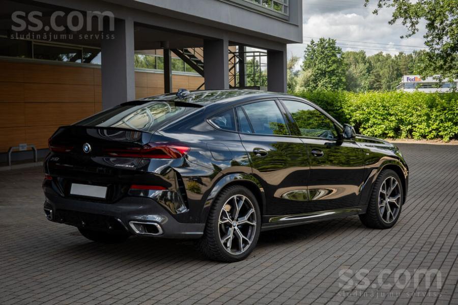 Melns BMW X6 2022 Rīga, ar dzinēja tilpumu 3.00 L un nobraukumu 38 tūkst. km par 59990 €, foto 9 vietnē AUTOMOTO.COM.LV