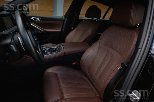 Melns BMW X6 2022 Rīga, ar dzinēja tilpumu 3.00 L un nobraukumu 38 tūkst. km par 59990 €, foto 9 vietnē AUTOMOTO.COM.LV