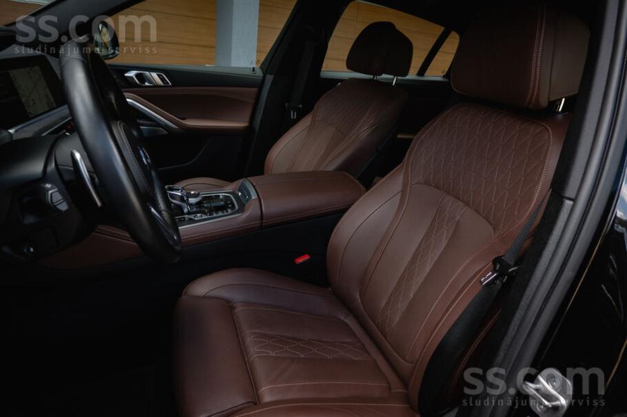 Melns BMW X6 2022 Rīga, ar dzinēja tilpumu 3.00 L un nobraukumu 38 tūkst. km par 59990 €, foto 10 vietnē AUTOMOTO.COM.LV
