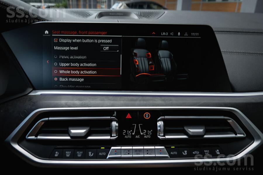 Melns BMW X6 2022 Rīga, ar dzinēja tilpumu 3.00 L un nobraukumu 38 tūkst. km par 59990 €, foto 33 vietnē AUTOMOTO.COM.LV